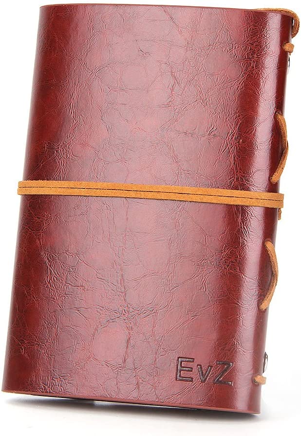 7inches X5inches Vintage Retro Leather Cover Notebook | stationery supplier